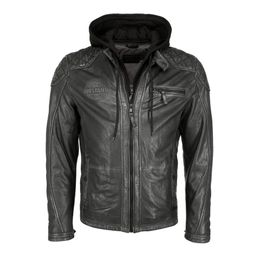 Mustang Lederjacke 31020245 in vintage grey | Gr.: 3XL