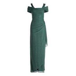 Vera Mont Abendkleid im Glitzer-Look in Green/Grey | Gr.: 44