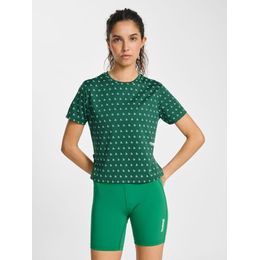 Hummel T-Shirt Hmlpulse Multisport Damen in VERDANT GREEN | Gr.: S
