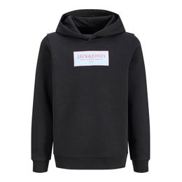 Jack & Jones JACK & JONES Junior Kapuzenpullover in Black | Gr.: 140