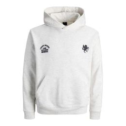Jack & Jones Jack & Jones Kapuzenpullover in White Melange | Gr.: M