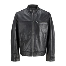 Jack & Jones Jack & Jones Lederjacke in Black | Gr.: XXL