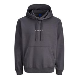 Jack & Jones Plus JACK & JONES PLUS Kapuzenpullover in Asphalt | Gr.: 4xl