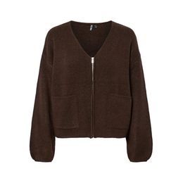 Pieces Strickjacke in Hot Fudge | Gr.: L