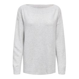Only Strickpullover in Light Grey Melange | Gr.: S