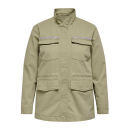 Only Carmakoma Jeansjacke in Silver Sage | Gr.: 46
