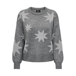 Only Strickpullover in Medium Grey Melange | Gr.: L