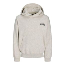 Aprel Kapuzenpullover in White Melange | Gr.: xs