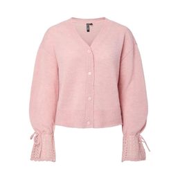 Pieces Strickjacke in Pink Tulle | Gr.: XL