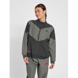 Hummel Rei&szlig;verschluss Jacke Hmlpro Damen in FORGED IRON/QUIET SHADE | Gr.: M
