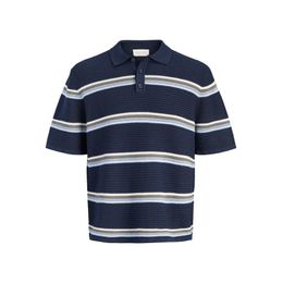 Jack & Jones JACK & JONES Junior Gestricktes Polo in Sky Captain | Gr.: 128