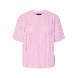 Pieces Strickoberteil in Roseate Spoonbill | Gr.: L
