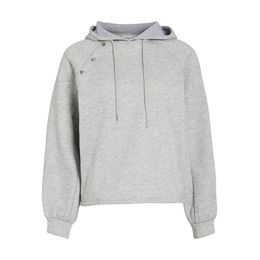 Vila Hoodie in Light Grey Melange | Gr.: XL