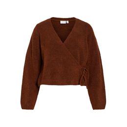 Vila Wickeloberteil in Chocolate Brown | Gr.: XL