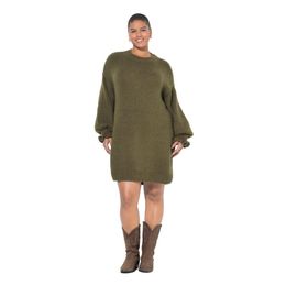 Studio Untold Kleid in dunkles olive | Gr.: 46-48