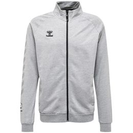 Hummel Rei&szlig;verschluss Jacke Hmlmove Herren in GREY MELANGE | Gr.: S
