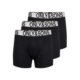 Only & Sons ONLY & SONS 3er-Pack Eng anliegende Boxershorts in Black 1 | Gr.: XL