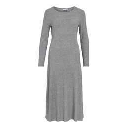 Vila Maxikleid in Dark Grey Melange | Gr.: S