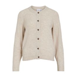 Vila Strickjacke in Super Light Natural Melan | Gr.: XXL