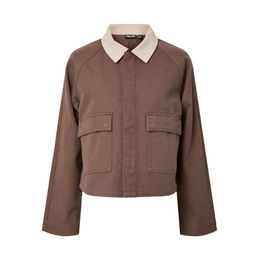 Pieces Jeansjacke in Coffee Quartz | Gr.: M