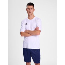 Hummel T-Shirt Hmlessential Herren in WHITE | Gr.: XL