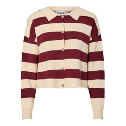 Pieces Strickjacke in Winetasting | Gr.: M