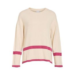 Vila Strickpullover in Super Light Natural Mel 1 | Gr.: xs