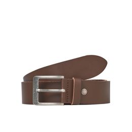 Jack & Jones Jack & Jones Lederg&uuml;rtel in Brown Stone | Gr.: 90