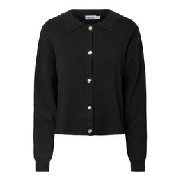 Pieces Strickjacke in Black | Gr.: xs