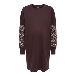 Only Sweatshirt-Kleid in Chocolate Plum | Gr.: M