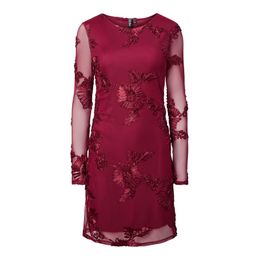 Pieces Midikleid in Beet Red | Gr.: xs