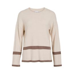 Vila Strickpullover in Super Light Natural Melan | Gr.: L