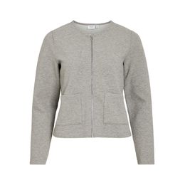 Vila Strickjacke in Light Grey Melange | Gr.: L