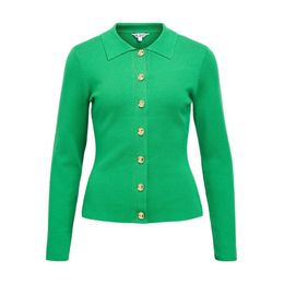 Object Strickjacke in Medium Green | Gr.: XL