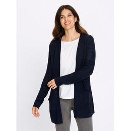 Sieh an! Strickjacke in marine | Gr.: 50