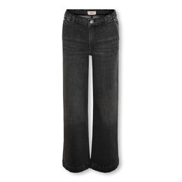 KIDS Only Jeans mit weitem Bein in Dark Grey Denim | Gr.: 116