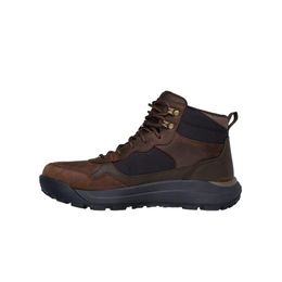 Skechers Schn&uuml;rstiefeletten CAMBERT-HARLAN in chocolate | Gr.: 44