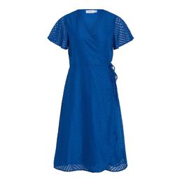 Vila Kleid mit V-Ausschnitt in True Blue | Gr.: 38