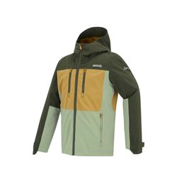 Regatta Outdoorjacke Kinder Wasserdicht mit versiegelten N&auml;hten in Dark Khaki | Gr.: 176