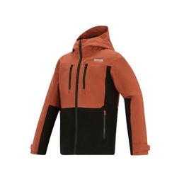 Regatta Outdoorjacke Kinder Wasserdicht mit versiegelten N&auml;hten in Brick/Black | Gr.: 152