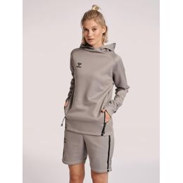 Hummel Kapuzenpullover Raglan&auml;rmel Hmlcima Damen in GREY MELANGE | Gr.: S