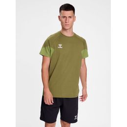 Hummel T-Shirt Raglan&auml;rmel Hmltravel Herren in MILITARY OLIVE | Gr.: L