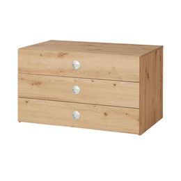 Innenschubkasten f&uuml;r Kleiderschrank Solid - holzfarben - 82,5 cm - 48,5 cm - cm 49,0 - Sconto