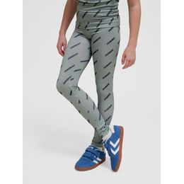 Hummel Leggings Hmlsilje Gymnastik M&auml;dchen in ICEBERG GREEN | Gr.: 110