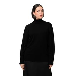 Ulla Popken Pullover in schwarz | Gr.: 50-52