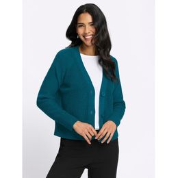 Sieh an! Strickjacke in aquapetrol | Gr.: 56
