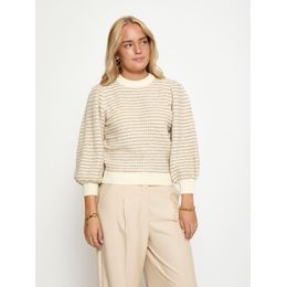 Sel by peppercorn Peppercorn Pullover in Natural Beige Stripe | Gr.: XL