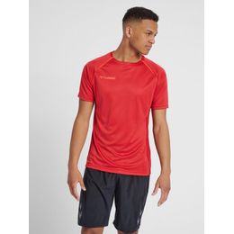 Hummel T-Shirt Raglan&auml;rmel Hmlauthentic Herren in CHILI PEPPER | Gr.: S