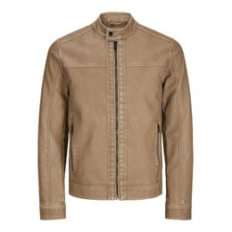 Jack & Jones Jack & Jones Kunstlederjacke in Safari | Gr.: M