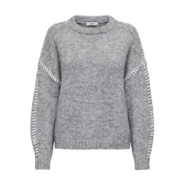 Jacqueline de Yong JDY Strickpullover in Light Grey Melange | Gr.: xs